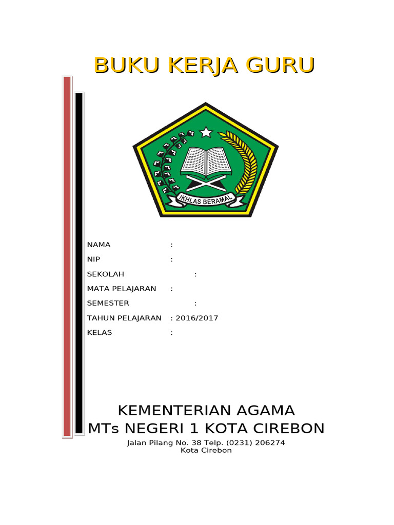 Cover-Buku-Kerja-Guru | PDF