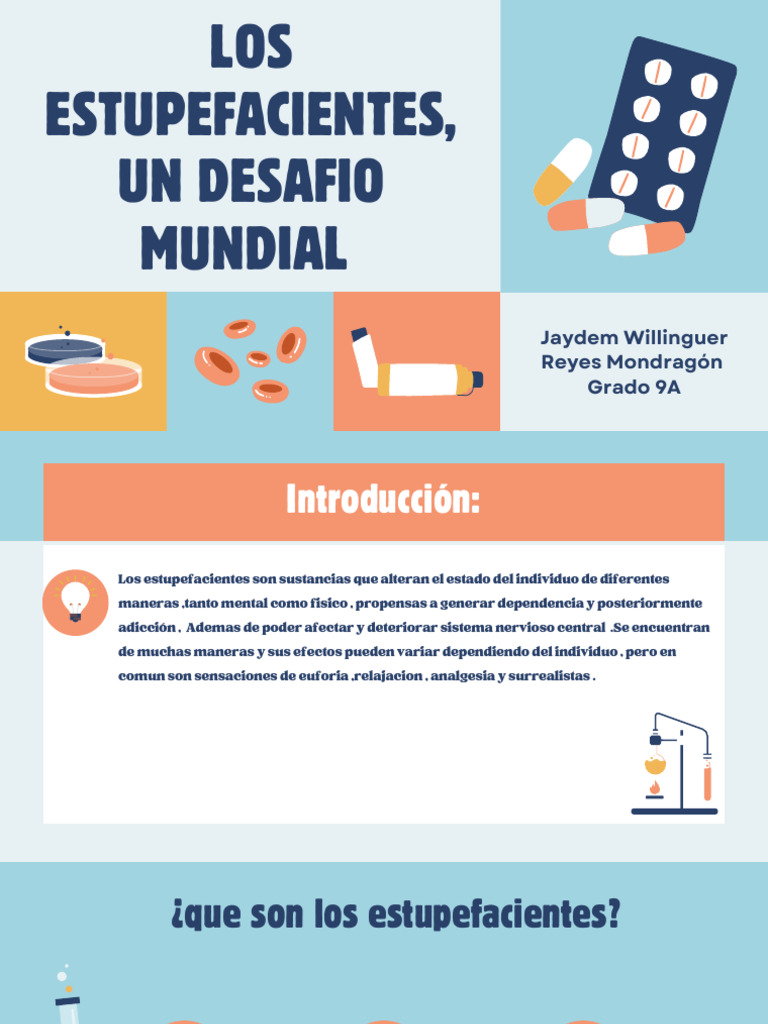 Estupefacientes: Efectos y Consecuencias | PDF | Comercio ilegal de ...