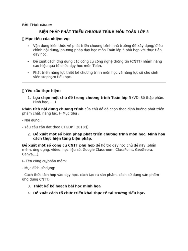 17.4.25. Bài TH C Hành 2. HP PTCT | PDF