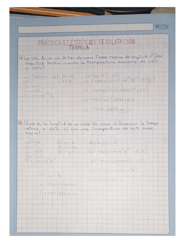 Tarea Mate 8 Ejercicios | PDF