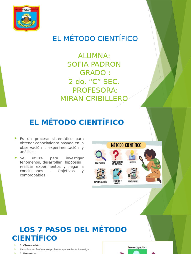 Metodo Cientifico - 2 - Sofia Padron | PDF