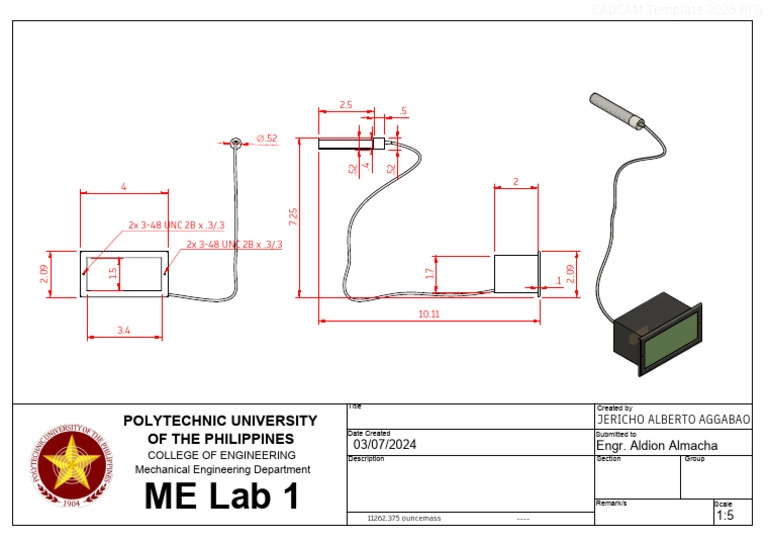 Tachometer v1 | PDF