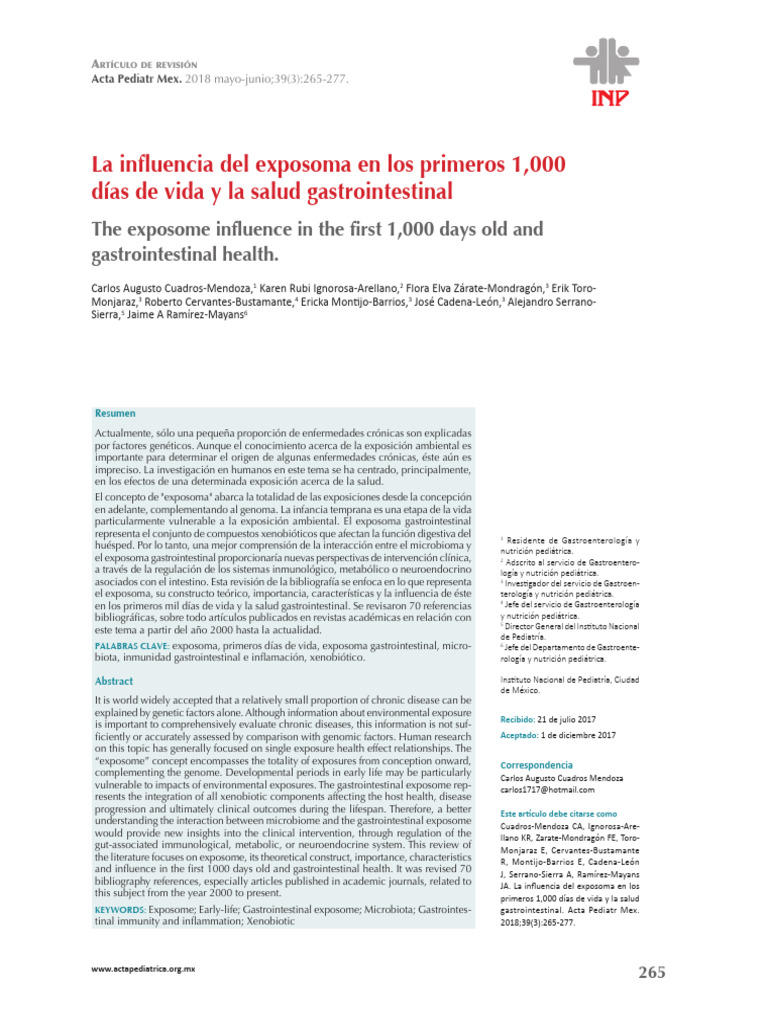 7. Influencia exposoma | PDF | Sistema inmune | Adn