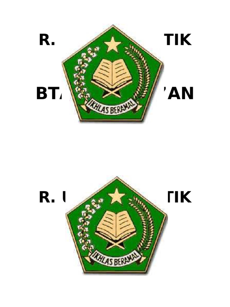 Label Ruang Ujian Praktik | PDF