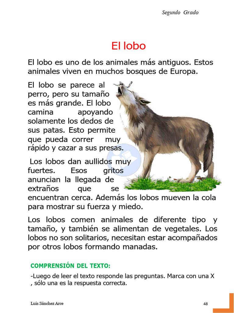 7- El lobo | PDF | Perros