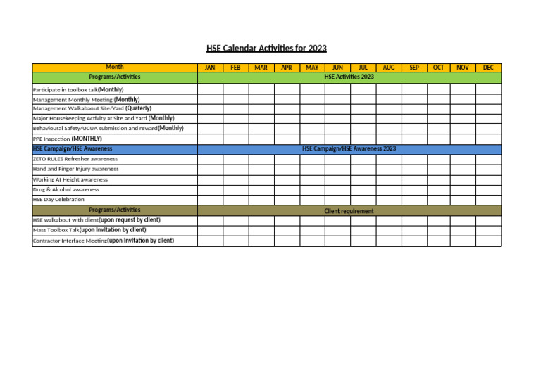 (C) Hse 2020 Programme | PDF