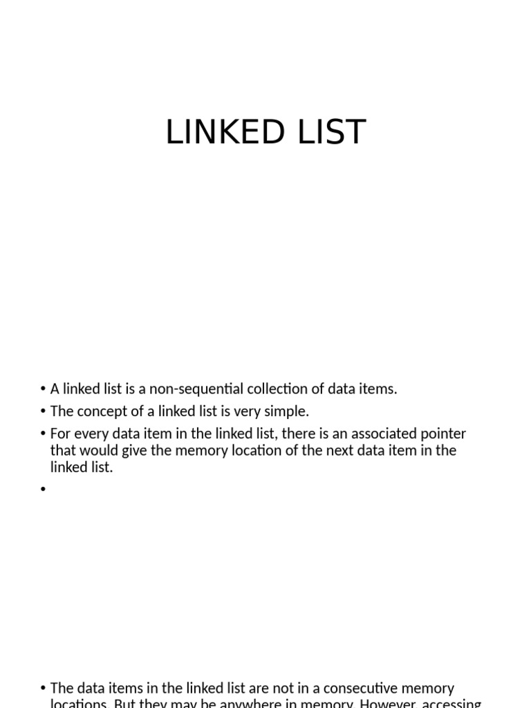 Linked List | PDF