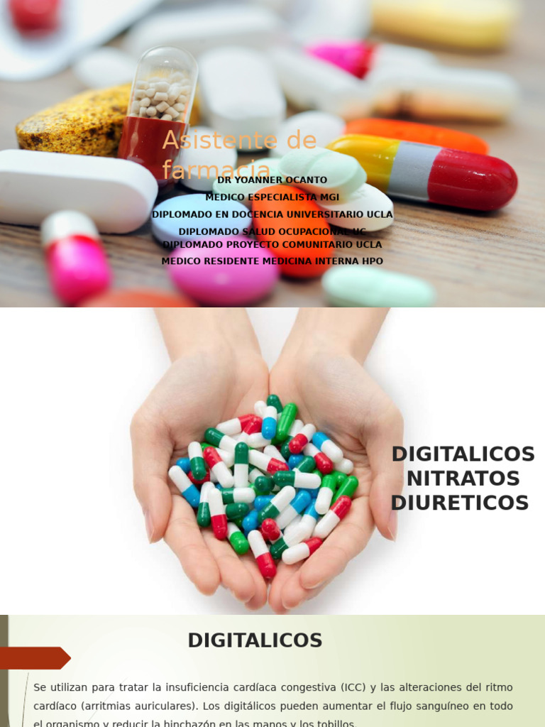 Digitalicos, Vasodilatadores, Diureticos | PDF | Vasodilatación ...