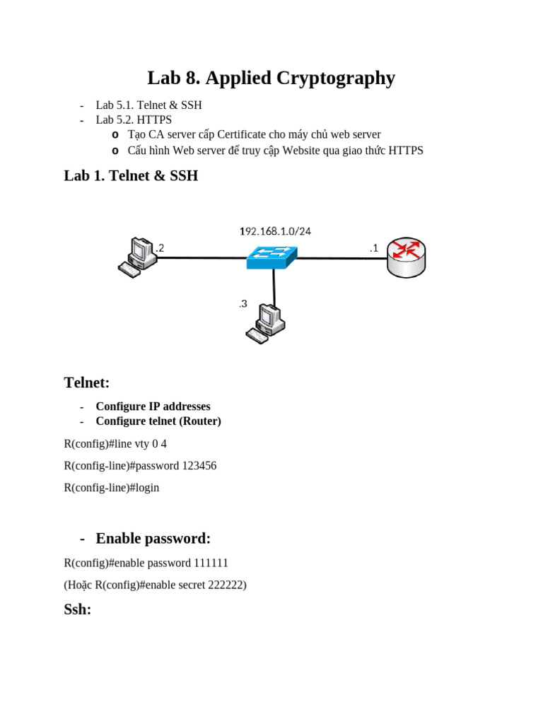 Lab8. Applied Cryptography | PDF