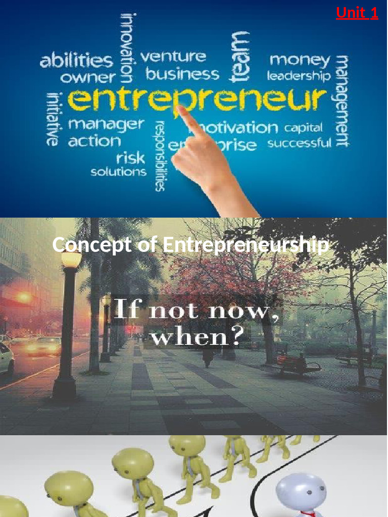 Understanding Entrepreneurship Concepts | PDF | Entrepreneurship ...