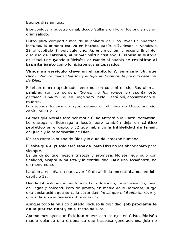 Abril 16 | PDF | Moisés | Jacob