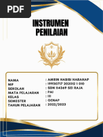 Instrumen Penilaian PAI Kelas 4 Semester 2 TP. 2024 - 2025 | PDF