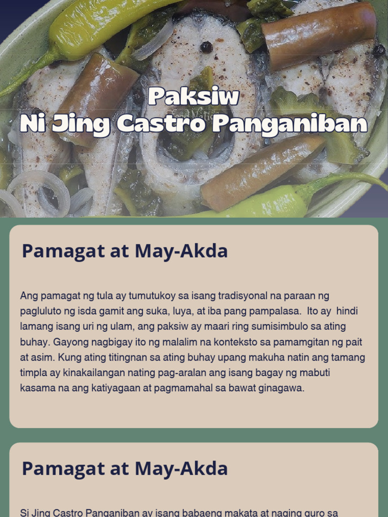 Paksiw | PDF
