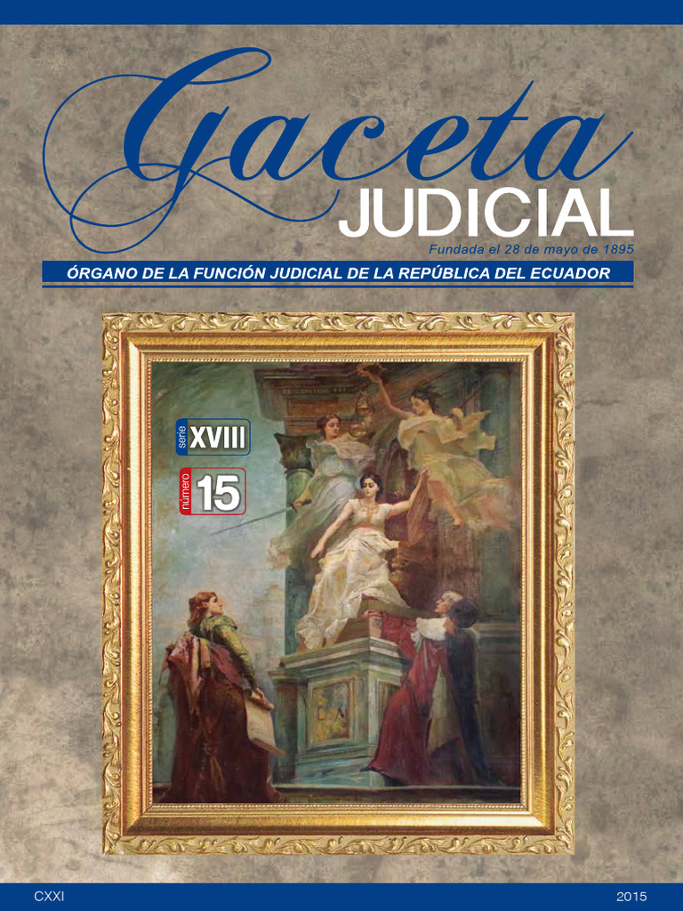 3 Gaceta Judicial 15 | PDF | Caso de ley | Juez