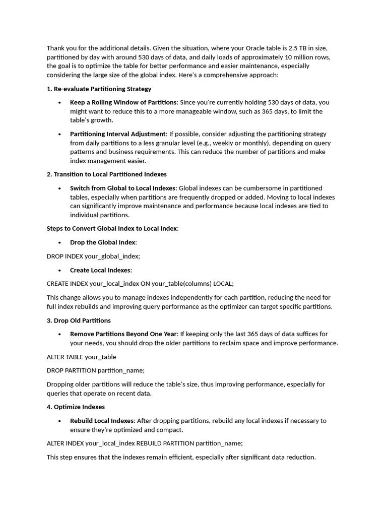 Partition Recom | PDF | Database Index | Data Compression