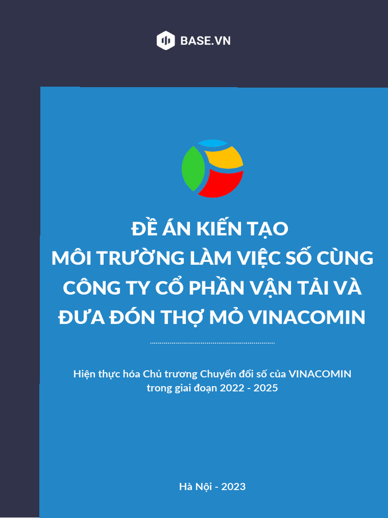 Base x CTCP Vận tải và đón đưa thợ mỏ Vinacomin Đề án hợp tác | PDF