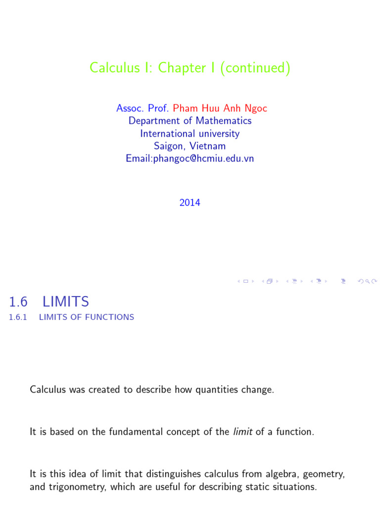 2015analysis1 Chap1 Par2 | PDF | Limit (Mathematics) | Continuous Function