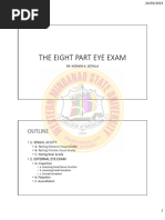 Examination of The Eyes and Vision - OSCE Guide | PDF | Visual Acuity ...