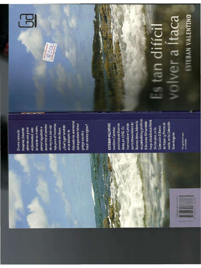 Es Tan Difícil Volver A Ítaca. Esteban Valentino. | PDF