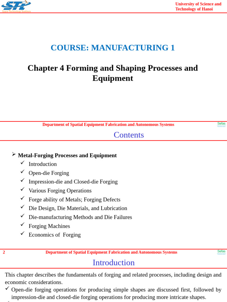 Forging Processes and Equipment Overview | PDF | Forging | Machining