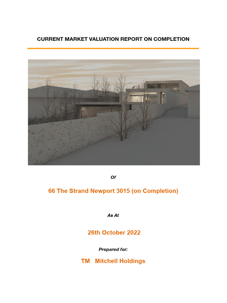 Valuation Report: 66 The Strand Newport | PDF | Real Estate Appraisal ...