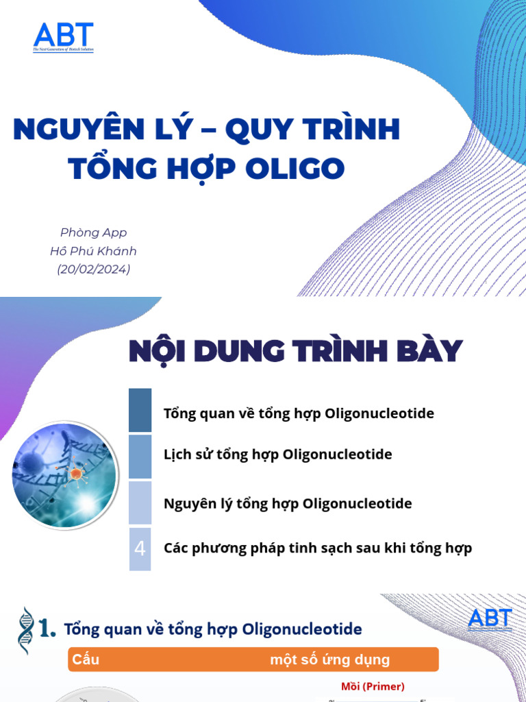 T NG H P Oligo | PDF