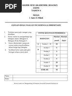 Contoh Soalan Exam PKSK | PDF