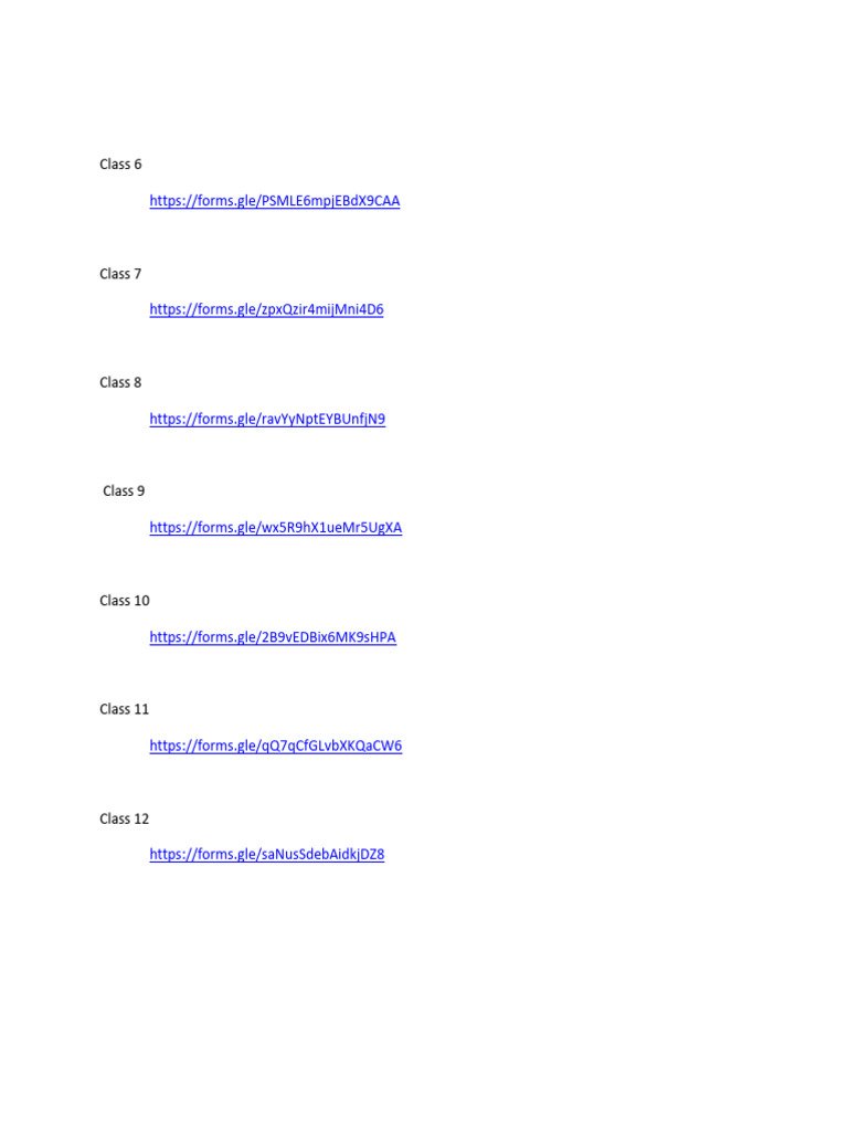 Weekly Ict Lab Test Links For Classes 6 12 Pdf