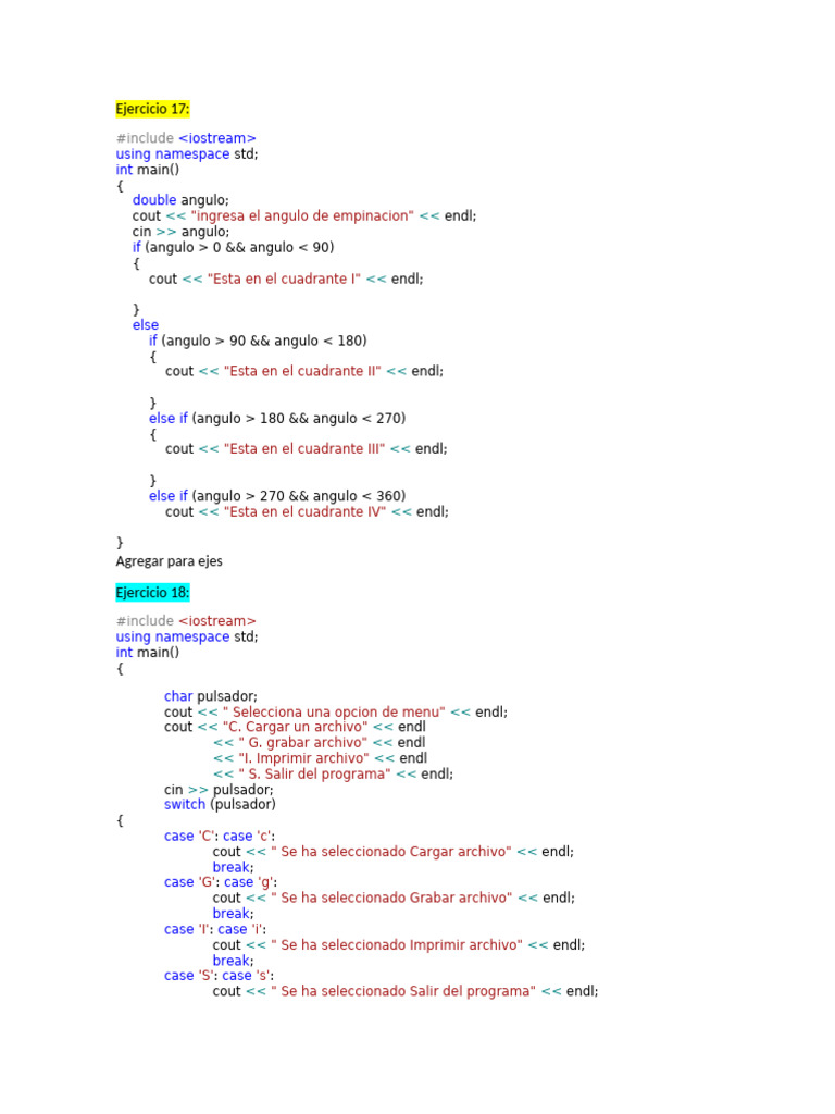 Eje 3 | PDF | Programación de computadoras