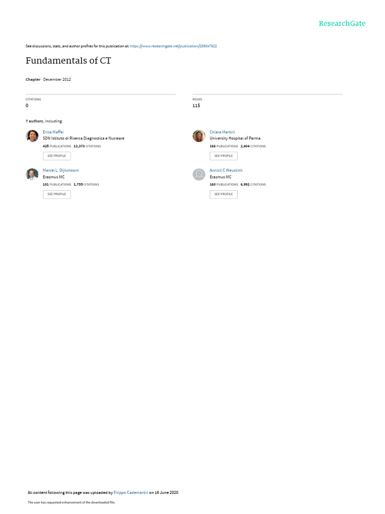 Ctca Full | PDF | Ct Scan | Medical Imaging