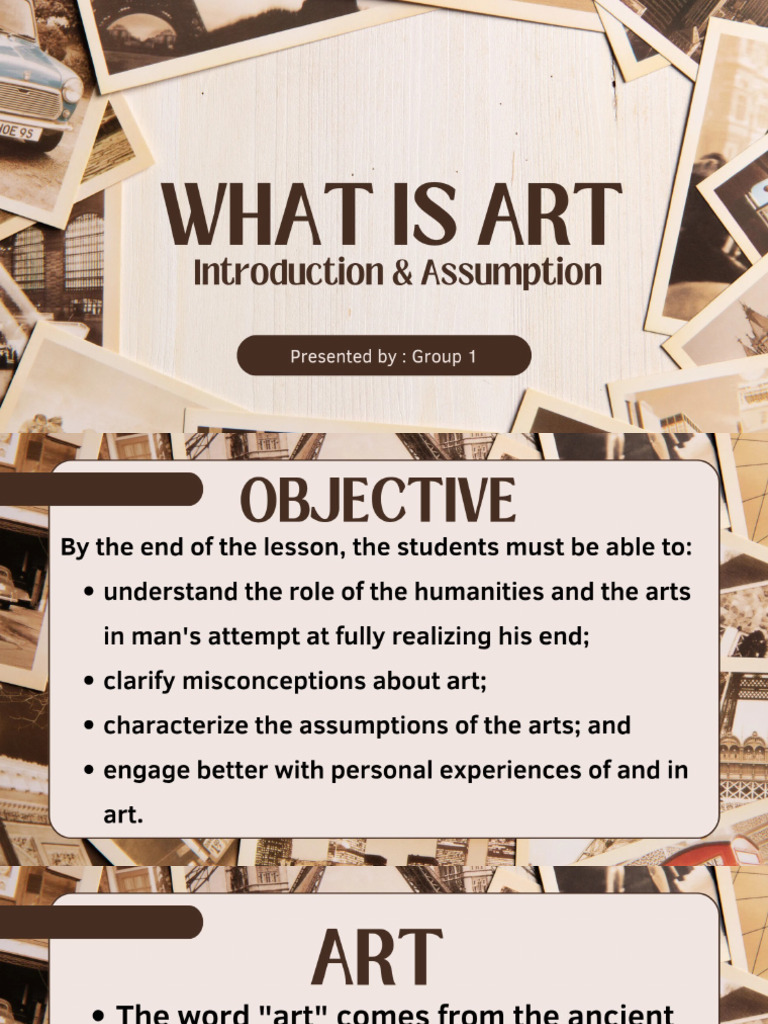 What Is Art Introduction and Assumption | PDF