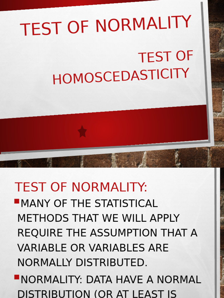 Test-of-Normality-and-Homoscedasticity_good-1 | PDF | Skewness | Normal ...