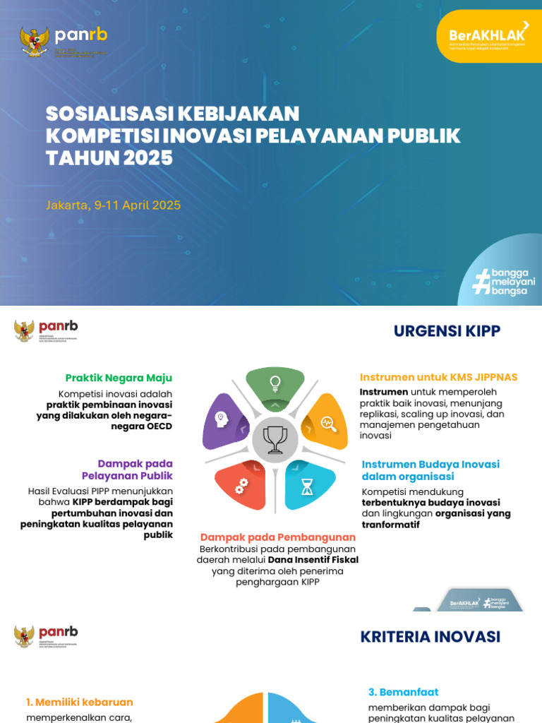 Kebijakan Umum KIPP 2025 | PDF