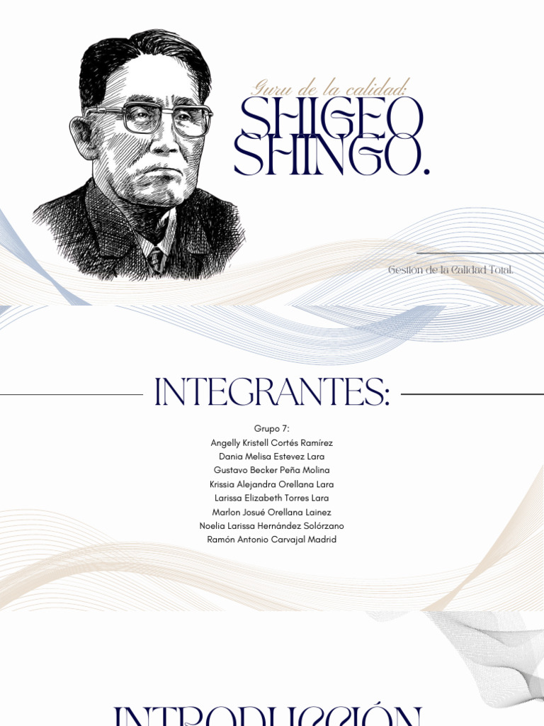 Shigeo Shingo (Grupo 7) | PDF | Lean Manufacturing | Producción y fabricación