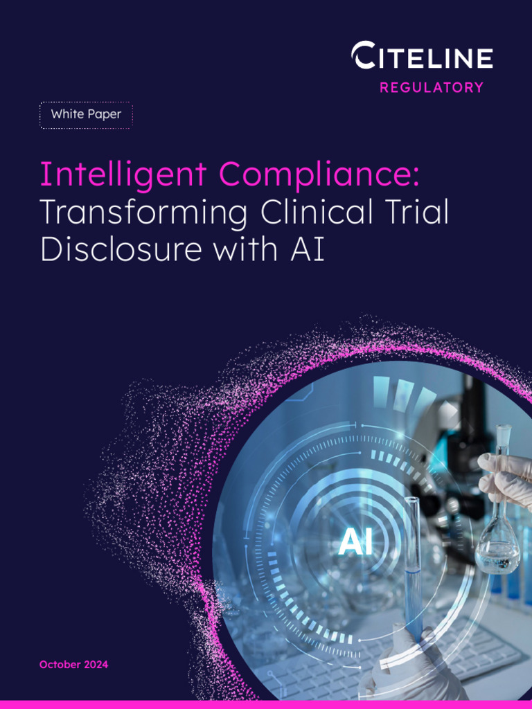 White paper_Transforming Clinical Trial Disclosure with AI | PDF | Artificial Intelligence ...