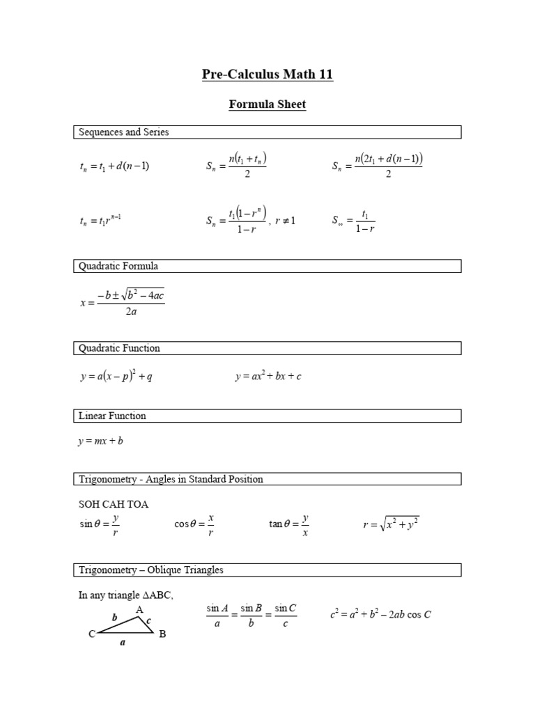 formulae | PDF