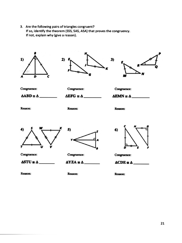 Similarity and Congruency | PDF