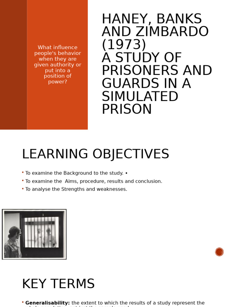 8. Haney, Banks and Zimbardo (1973) | PDF | Social Psychology ...