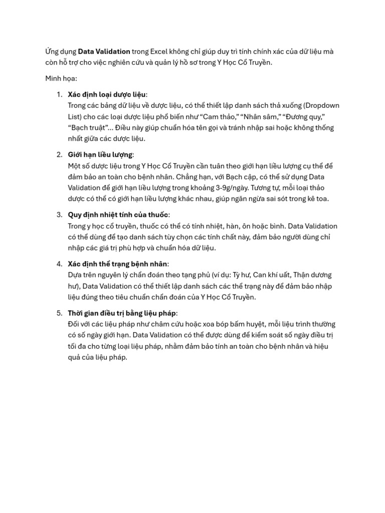 Data Validation | PDF