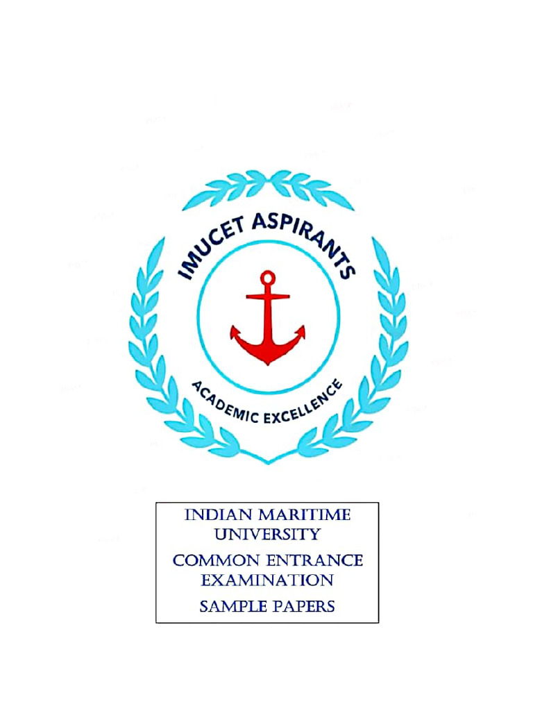 IMUCET Math Sample Questions | PDF