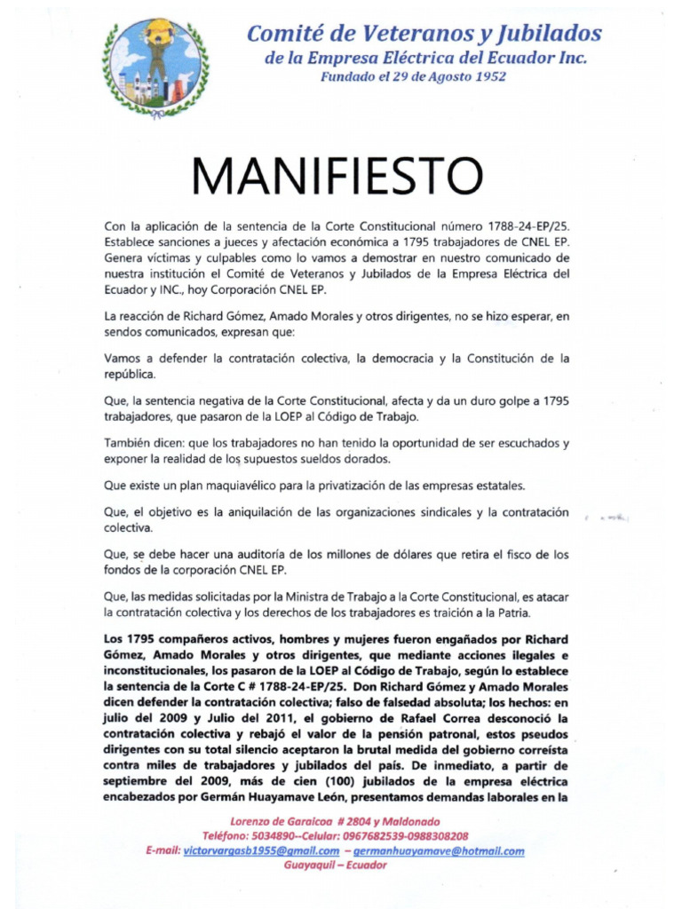 MANIFIESTO | PDF