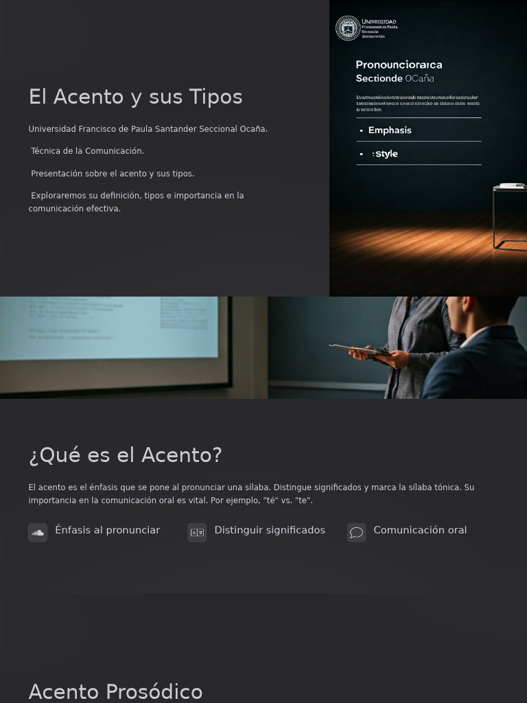 El Acento y Sus Tipos | PDF | Fonética | Lingüística