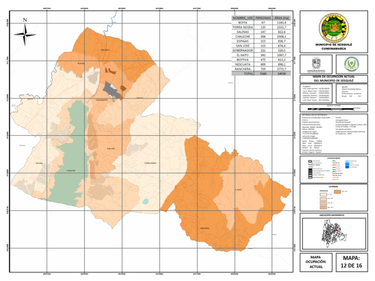 12. MAPA OCUPACIÓN ACTUAL | PDF | Geodesia | Datos geográficos e información