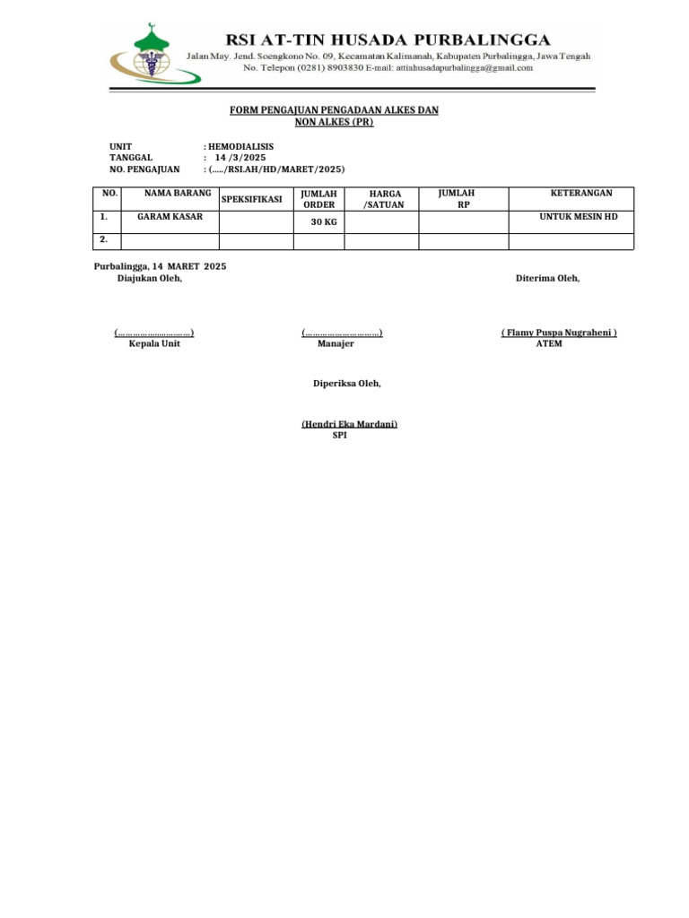 PENGAJUAN GARAM | PDF