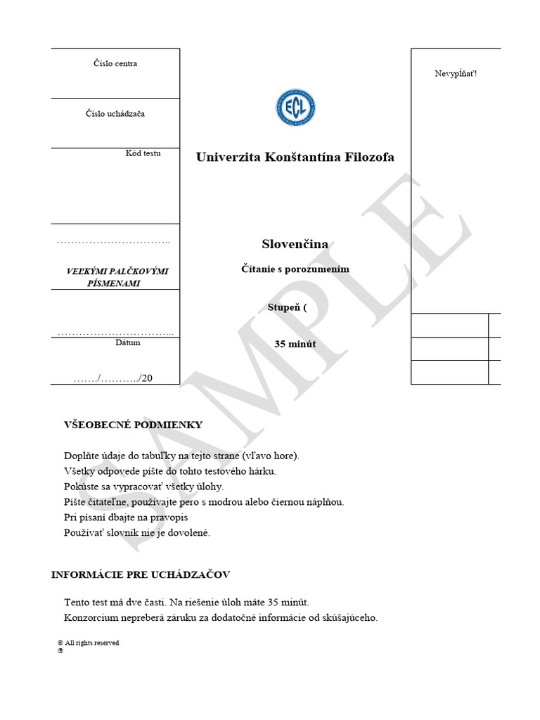 SK Reading B1 Minta | PDF
