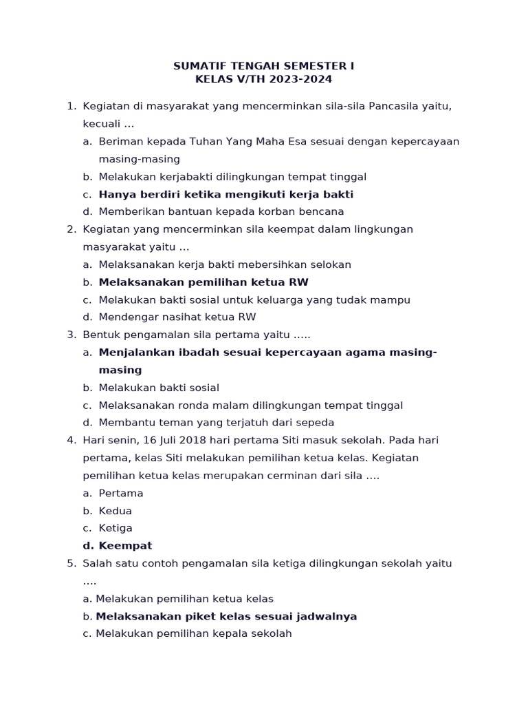 STS1-Pend Pancasila | PDF