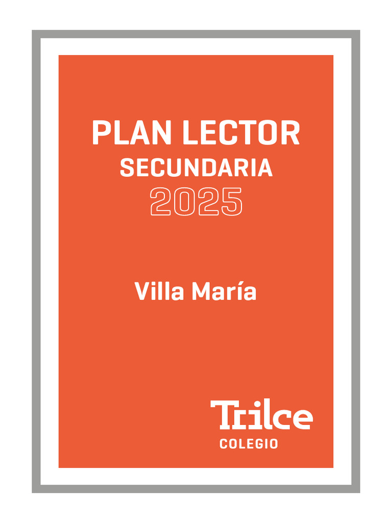 Plan Lector 2025 SEC - VM (3) | PDF | Escritores