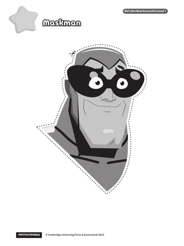 Maskman in Kid's Box Level 1 | PDF