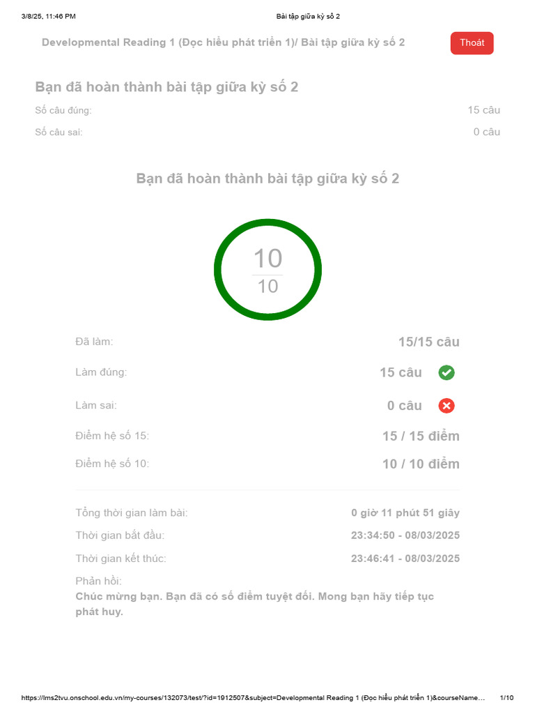 BTGK2 Doc Hieu | PDF