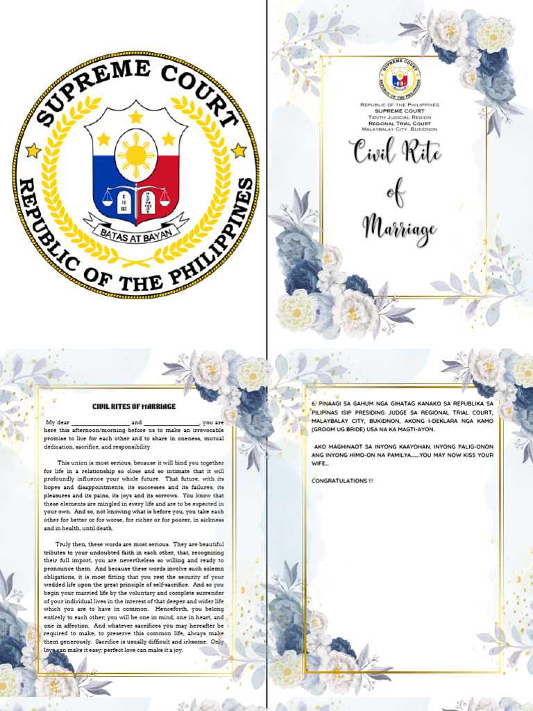 Civil Rite of Marriage Civil Rite of Marriage | PDF | Fashion Related ...